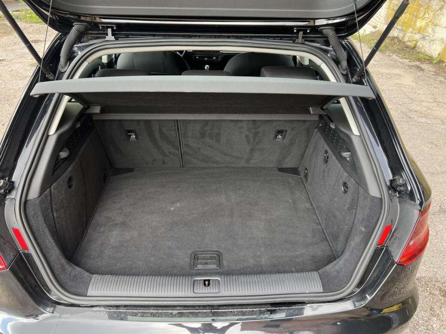 Black Audi A3 2013 in Kaunas, with an engine capacity of 1.39 L and mileage of 113 thousand km for 8200 €, photo 8 on AUTOMOTO.COM.LV