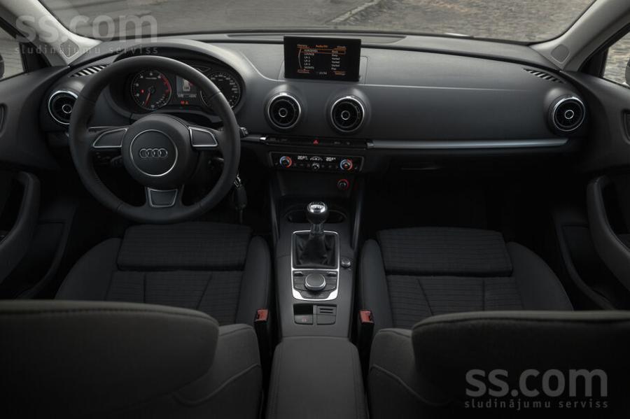 Melns Audi A3 2013 Jelgava, ar dzinēja tilpumu 1.40 L un nobraukumu 139 tūkst. km par 8300 €, foto 12 vietnē AUTOMOTO.COM.LV