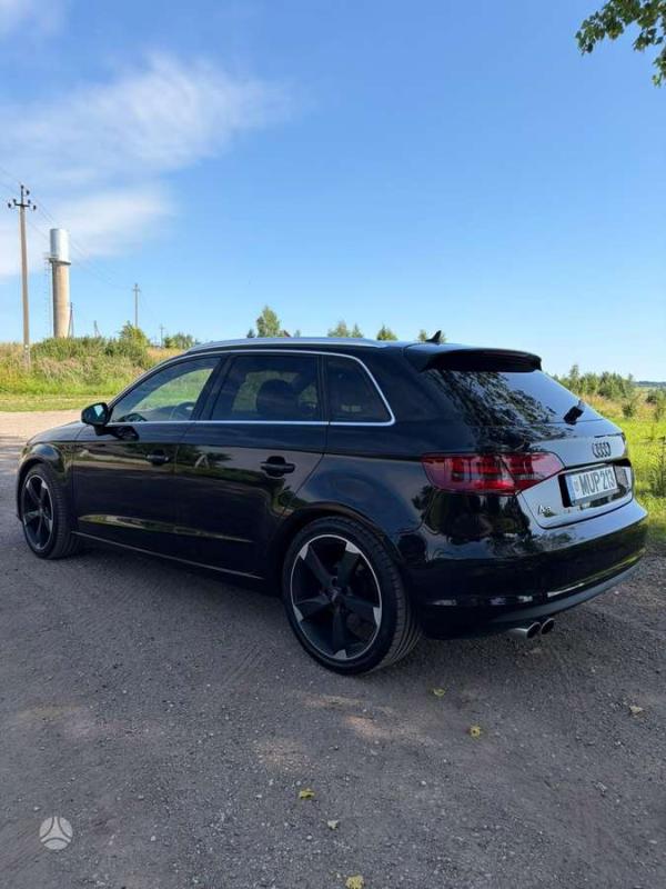 Melns Audi A3 2013 Utena, ar dzinēja tilpumu 1.97 L un nobraukumu 204 tūkst. km par 9250 €, foto 3 vietnē AUTOMOTO.COM.LV