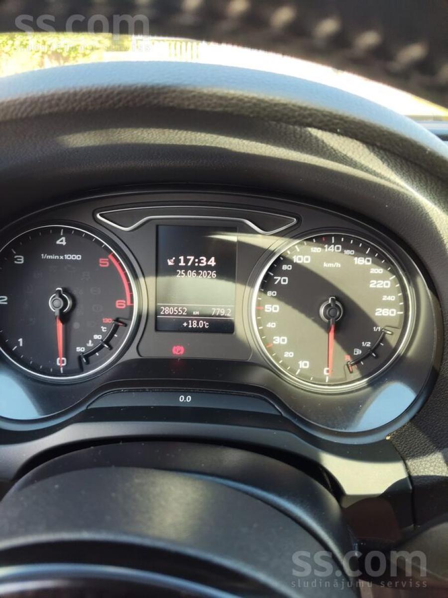 Melns Audi A3 2013 Rēzekne, ar dzinēja tilpumu 2.00 L un nobraukumu 281 tūkst. km par 6500 €, foto 5 vietnē AUTOMOTO.COM.LV