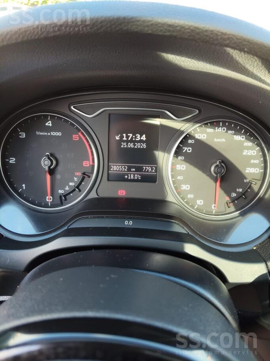 Melns Audi A3 2013 Rēzekne, ar dzinēja tilpumu 2.00 L un nobraukumu 281 tūkst. km par 6500 €, foto 8 vietnē AUTOMOTO.COM.LV
