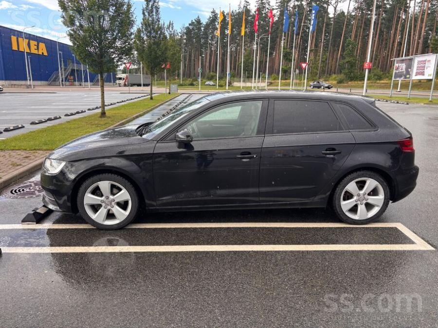 Melns Audi A3 2013 Rīga, ar dzinēja tilpumu 1.20 L un nobraukumu 98 tūkst. km par 9000 €, foto 1 vietnē AUTOMOTO.COM.LV