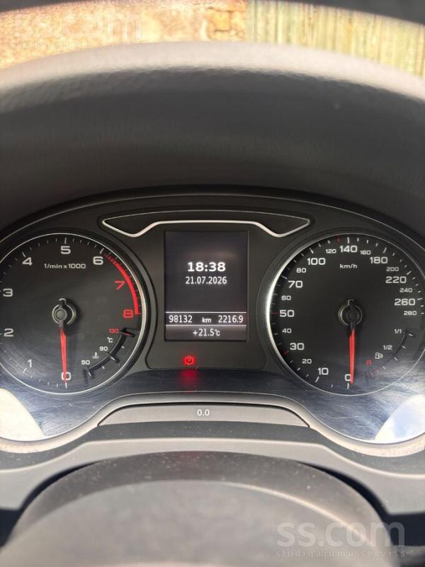 Black Audi A3 2013 in Riga, with an engine capacity of 1.20 L and mileage of 98 thousand km for 9000 €, photo 3 on AUTOMOTO.COM.LV