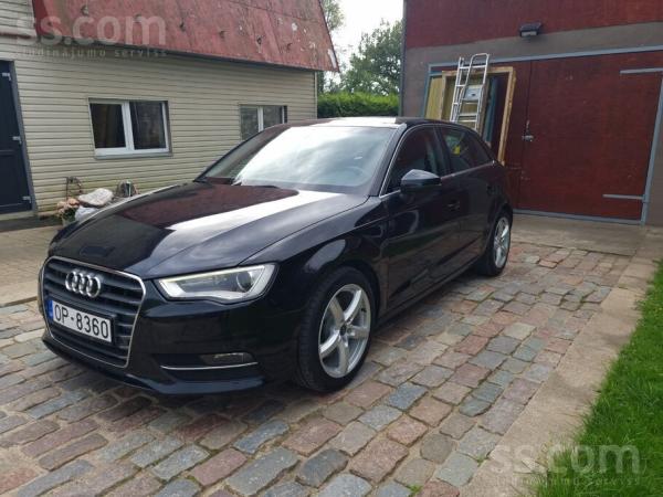 Black Audi A3 2013 in Riga, with an engine capacity of 1.80 L and mileage of 154 thousand km for 9850 €, photo 1 on AUTOMOTO.COM.LV