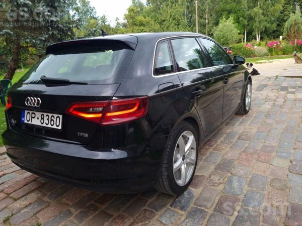 Black Audi A3 2013 in Riga, with an engine capacity of 1.80 L and mileage of 154 thousand km for 9850 €, photo 4 on AUTOMOTO.COM.LV