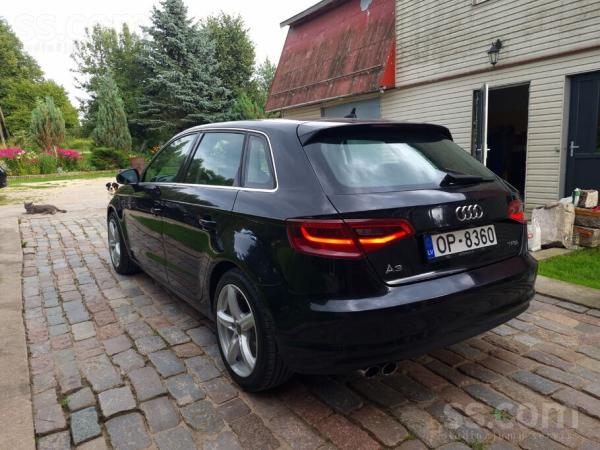 Black Audi A3 2013 in Riga, with an engine capacity of 1.80 L and mileage of 154 thousand km for 9850 €, photo 5 on AUTOMOTO.COM.LV