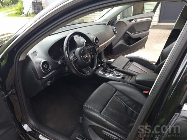 Black Audi A3 2013 in Riga, with an engine capacity of 1.80 L and mileage of 154 thousand km for 9850 €, photo 6 on AUTOMOTO.COM.LV