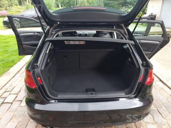 Black Audi A3 2013 in Riga, with an engine capacity of 1.80 L and mileage of 154 thousand km for 9850 €, photo 10 on AUTOMOTO.COM.LV