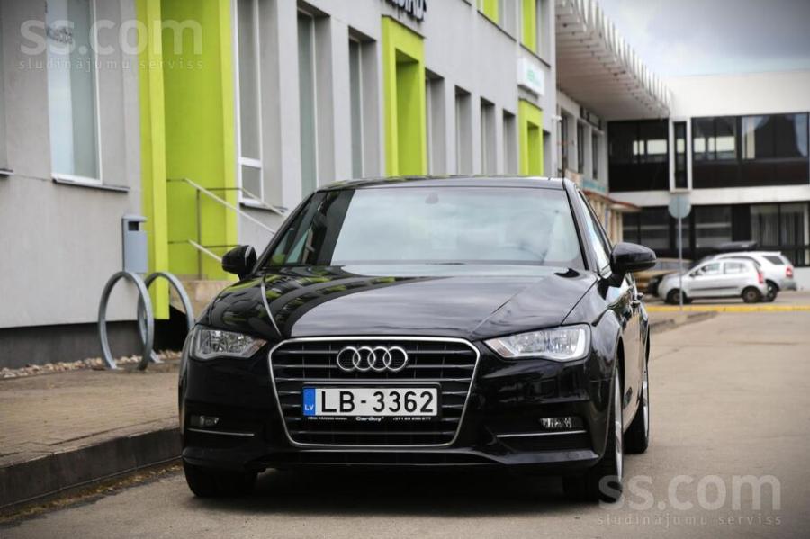 Melns Audi A3 2013 Rīga, ar dzinēja tilpumu 1.20 L un nobraukumu 98 tūkst. km par 7995 €, foto 1 vietnē AUTOMOTO.COM.LV