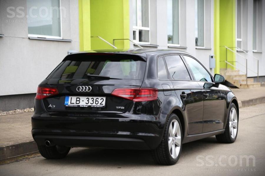 Melns Audi A3 2013 Rīga, ar dzinēja tilpumu 1.20 L un nobraukumu 98 tūkst. km par 7995 €, foto 6 vietnē AUTOMOTO.COM.LV