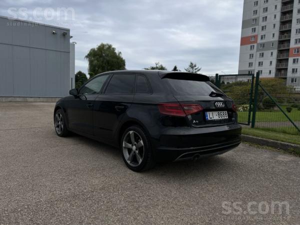 Black Audi A3 2013 in Riga, with an engine capacity of 1.60 L and mileage of 367 thousand km for 8750 €, photo 7 on AUTOMOTO.COM.LV