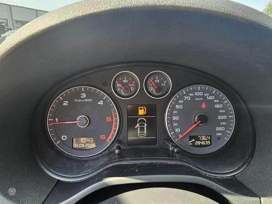 Black Audi A3 2013 in Ukmerge, with an engine capacity of 1.60 L and mileage of 280 thousand km for 3700 €, photo 20 on AUTOMOTO.COM.LV