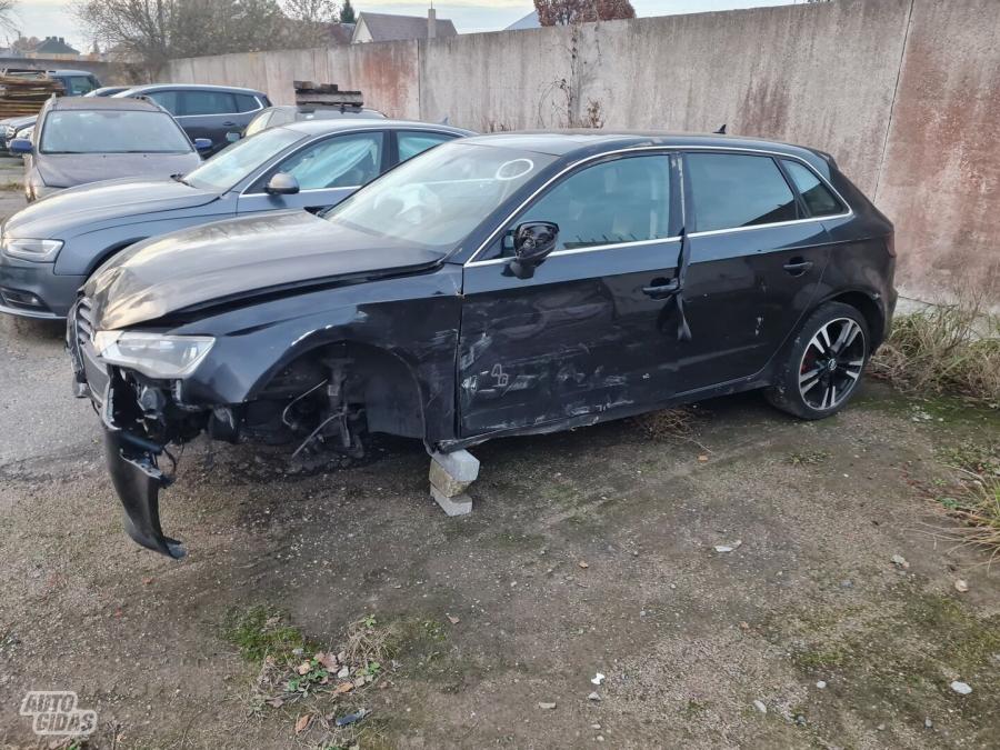 Черный Ауди А3 2013 в Паневежис, объемом двигателя 2.00 л и пробегом 321 тыс. км за 3000 €, фото 14 на AUTOMOTO.COM.LV
