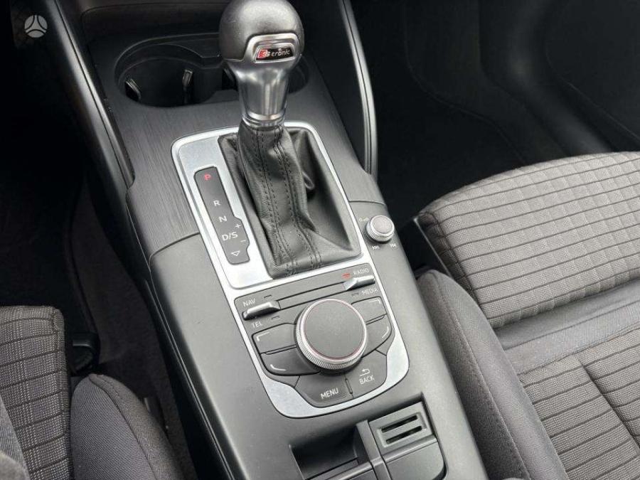 Black Audi A3 2013 in Radviliskis, with an engine capacity of 1.40 L and mileage of 243 thousand km for 7750 €, photo 18 on AUTOMOTO.COM.LV