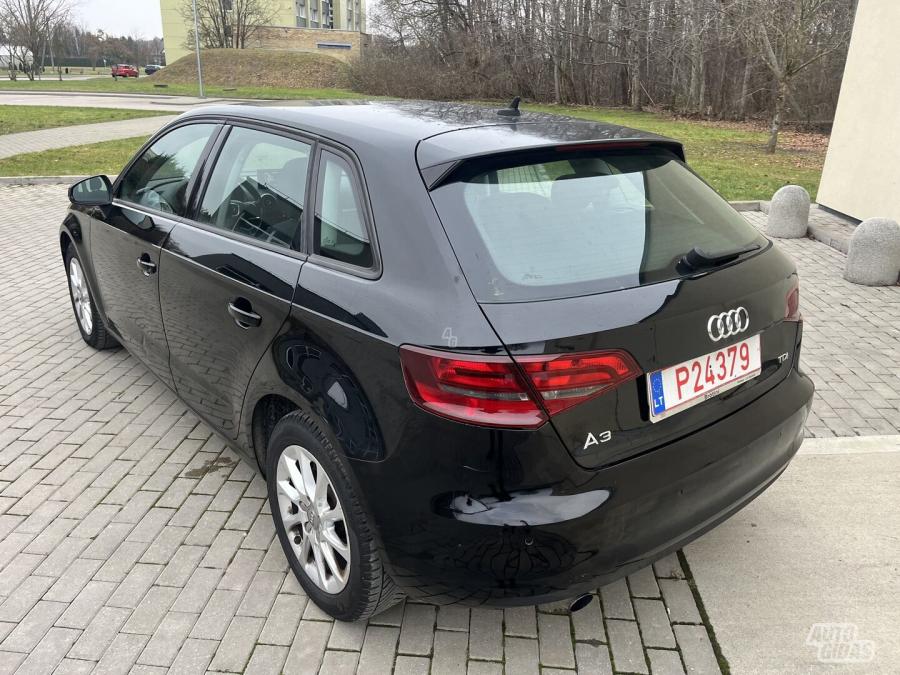 Melns Audi A3 2014 Kauņa, ar dzinēja tilpumu 1.60 L un nobraukumu 229 tūkst. km par 5500 €, foto 4 vietnē AUTOMOTO.COM.LV