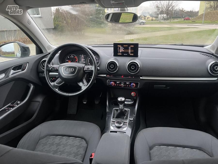Melns Audi A3 2014 Kauņa, ar dzinēja tilpumu 1.60 L un nobraukumu 229 tūkst. km par 5500 €, foto 6 vietnē AUTOMOTO.COM.LV