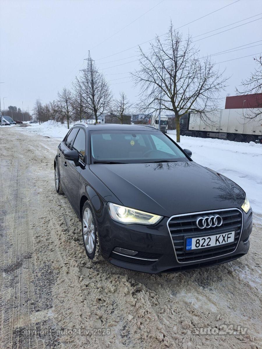 Black Audi A3 2014 in Tallinn, with an engine capacity of 1.60 L and mileage of 0 thousand km for 9200 €, photo 6 on AUTOMOTO.COM.LV