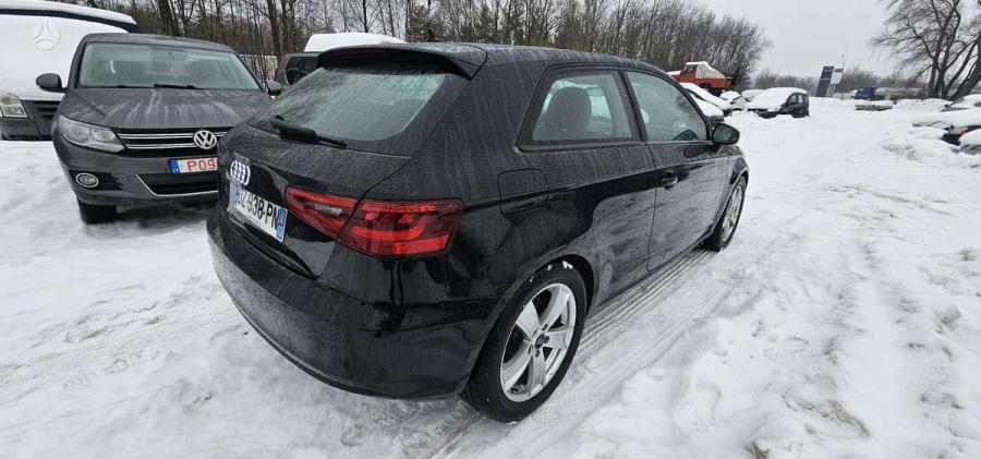 Black Audi A3 2014 in Kaunas, with an engine capacity of 1.60 L and mileage of 150 thousand km for 9700 €, photo 4 on AUTOMOTO.COM.LV