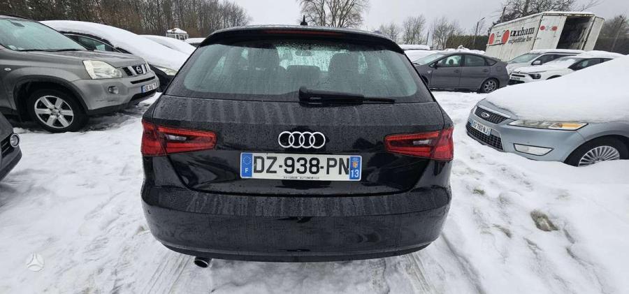 Black Audi A3 2014 in Kaunas, with an engine capacity of 1.60 L and mileage of 150 thousand km for 9700 €, photo 5 on AUTOMOTO.COM.LV