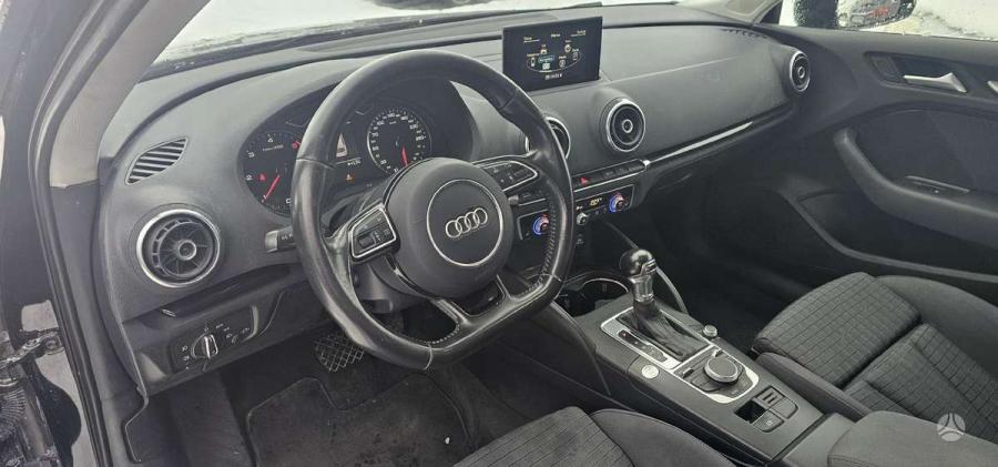 Black Audi A3 2014 in Kaunas, with an engine capacity of 1.60 L and mileage of 150 thousand km for 9700 €, photo 13 on AUTOMOTO.COM.LV