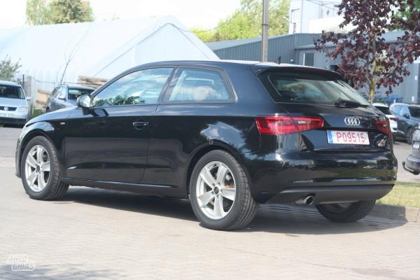 Black Audi A3 2014 in Kaunas, with an engine capacity of 1.60 L and mileage of 150 thousand km for 9200 €, photo 4 on AUTOMOTO.COM.LV