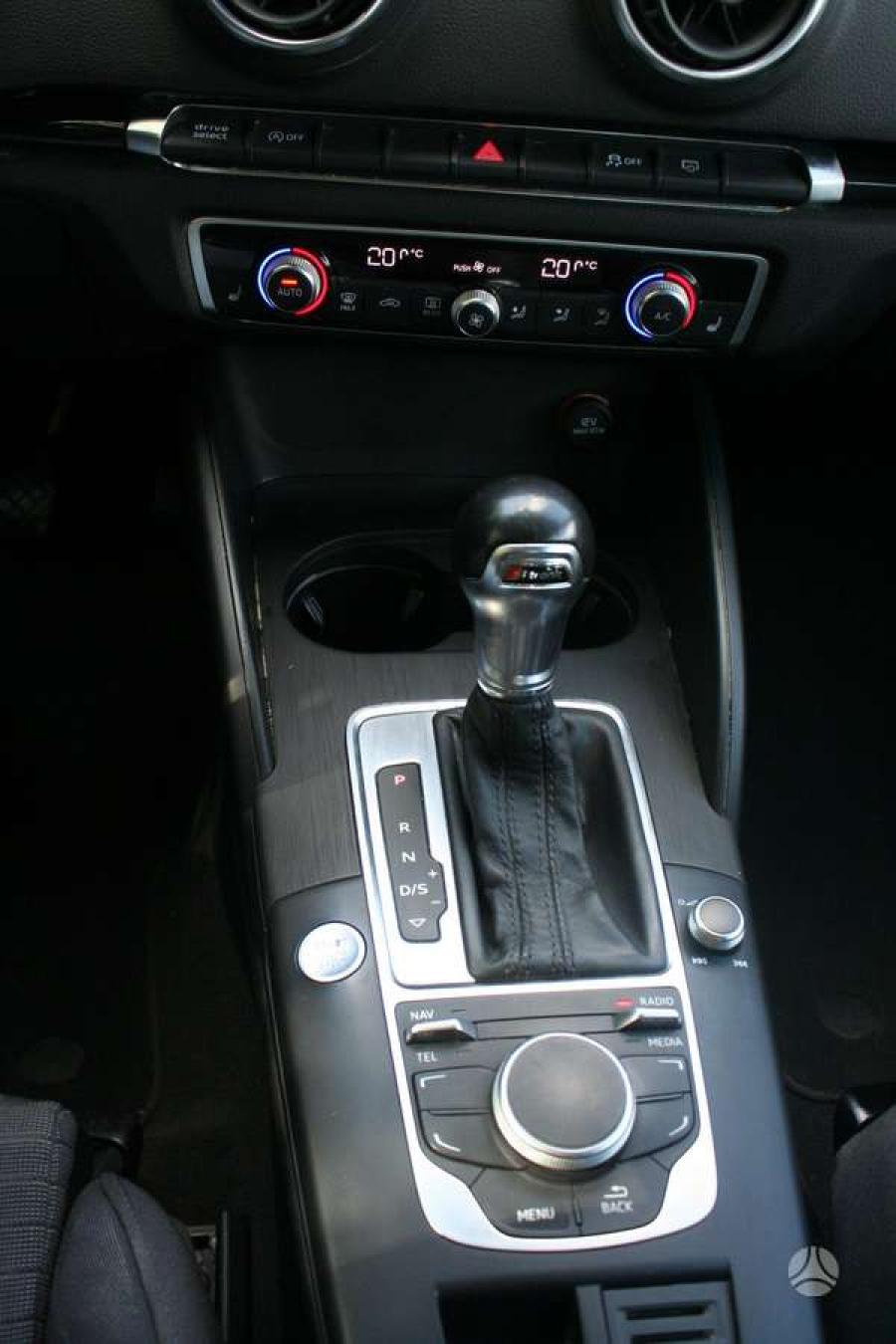 Black Audi A3 2014 in Kaunas, with an engine capacity of 1.60 L and mileage of 150 thousand km for 7900 €, photo 9 on AUTOMOTO.COM.LV
