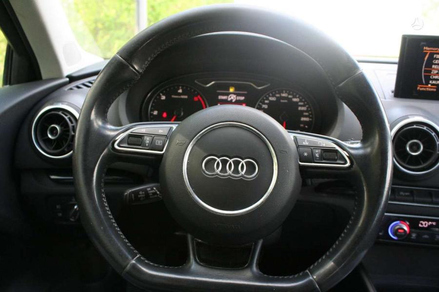 Black Audi A3 2014 in Kaunas, with an engine capacity of 1.60 L and mileage of 150 thousand km for 7900 €, photo 11 on AUTOMOTO.COM.LV