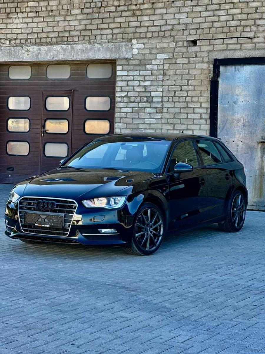 Melns Audi A3 2014 Kretinga, ar dzinēja tilpumu 1.97 L un nobraukumu 222 tūkst. km par 9499 €, foto 1 vietnē AUTOMOTO.COM.LV