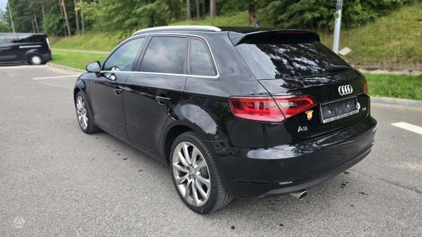 Black Audi A3 2014 in Vilnius, with an engine capacity of 1.60 L and mileage of 165 thousand km for 7700 €, photo 6 on AUTOMOTO.COM.LV