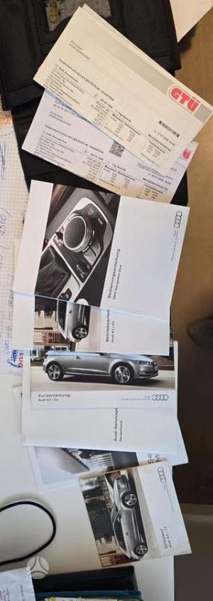 Черный Ауди А3 2014 в Вильнюс, объемом двигателя 1.60 л и пробегом 165 тыс. км за 7700 €, фото 20 на AUTOMOTO.COM.LV