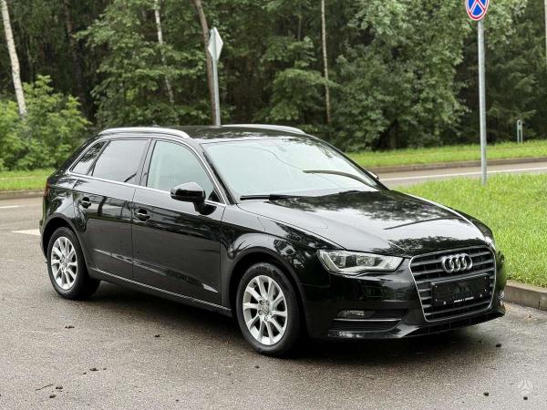 Black Audi A3 2014 in Ukmerge, with an engine capacity of 1.39 L and mileage of 250 thousand km for 7350 €, photo 1 on AUTOMOTO.COM.LV