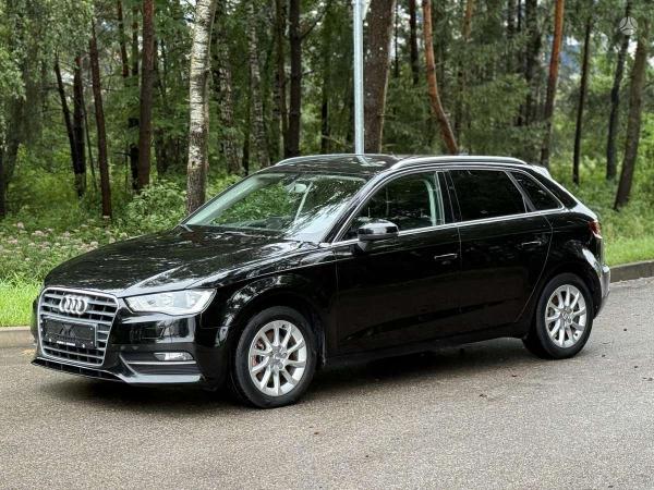 Black Audi A3 2014 in Ukmerge, with an engine capacity of 1.39 L and mileage of 250 thousand km for 7350 €, photo 2 on AUTOMOTO.COM.LV