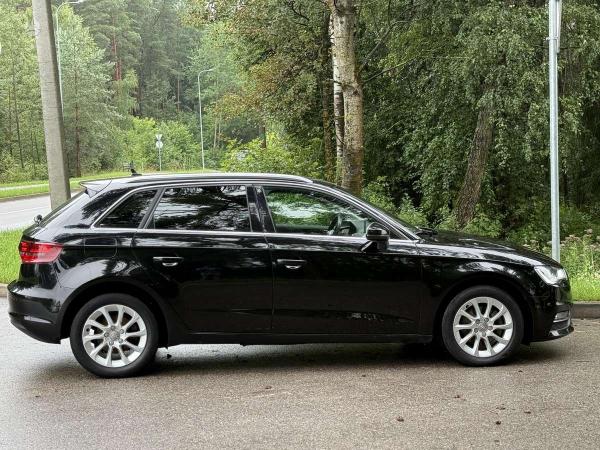 Black Audi A3 2014 in Ukmerge, with an engine capacity of 1.39 L and mileage of 250 thousand km for 7350 €, photo 4 on AUTOMOTO.COM.LV