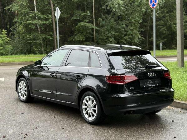 Black Audi A3 2014 in Ukmerge, with an engine capacity of 1.39 L and mileage of 250 thousand km for 7350 €, photo 5 on AUTOMOTO.COM.LV