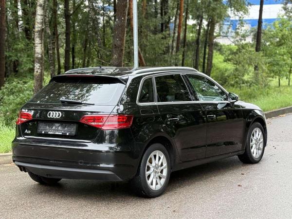 Black Audi A3 2014 in Ukmerge, with an engine capacity of 1.39 L and mileage of 250 thousand km for 7350 €, photo 6 on AUTOMOTO.COM.LV