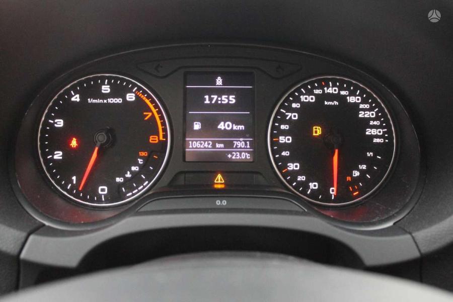 Melns Audi A3 2014 Birštonas, ar dzinēja tilpumu 1.40 L un nobraukumu 106 tūkst. km par 4500 €, foto 12 vietnē AUTOMOTO.COM.LV