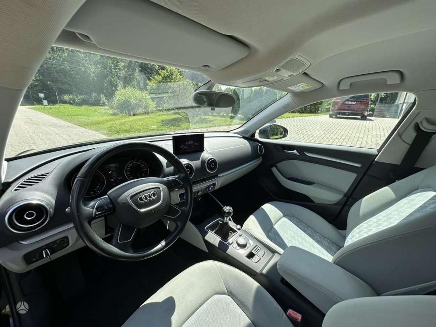 Melns Audi A3 2014 Kauņa, ar dzinēja tilpumu 1.60 L un nobraukumu 229 tūkst. km par 6900 €, foto 7 vietnē AUTOMOTO.COM.LV