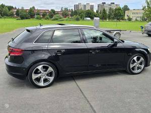 Black Audi A3 2014 in Telschi, with an engine capacity of 1.97 L and mileage of 210 thousand km for 9500 €, photo 7 on AUTOMOTO.COM.LV