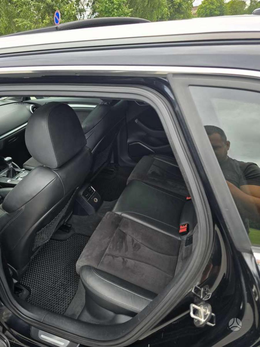 Black Audi A3 2014 in Telschi, with an engine capacity of 1.97 L and mileage of 210 thousand km for 9500 €, photo 12 on AUTOMOTO.COM.LV