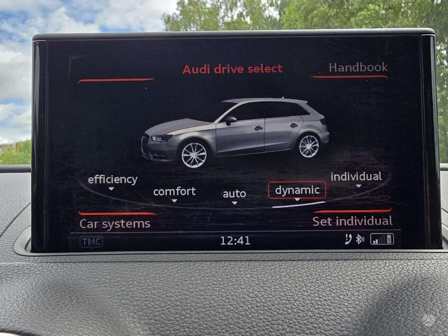 Black Audi A3 2014 in Telschi, with an engine capacity of 1.97 L and mileage of 210 thousand km for 9500 €, photo 22 on AUTOMOTO.COM.LV