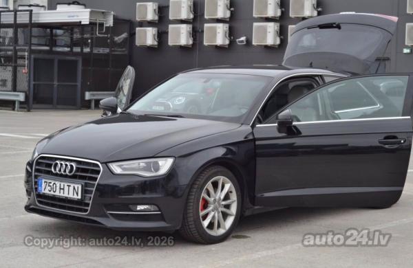 Black Audi A3 2014 in Tallinn, with an engine capacity of 2.00 L and mileage of 140 thousand km for 9500 €, photo 1 on AUTOMOTO.COM.LV