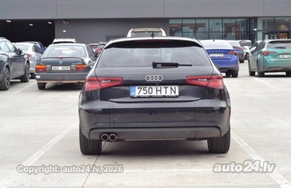 Black Audi A3 2014 in Tallinn, with an engine capacity of 2.00 L and mileage of 140 thousand km for 9500 €, photo 6 on AUTOMOTO.COM.LV