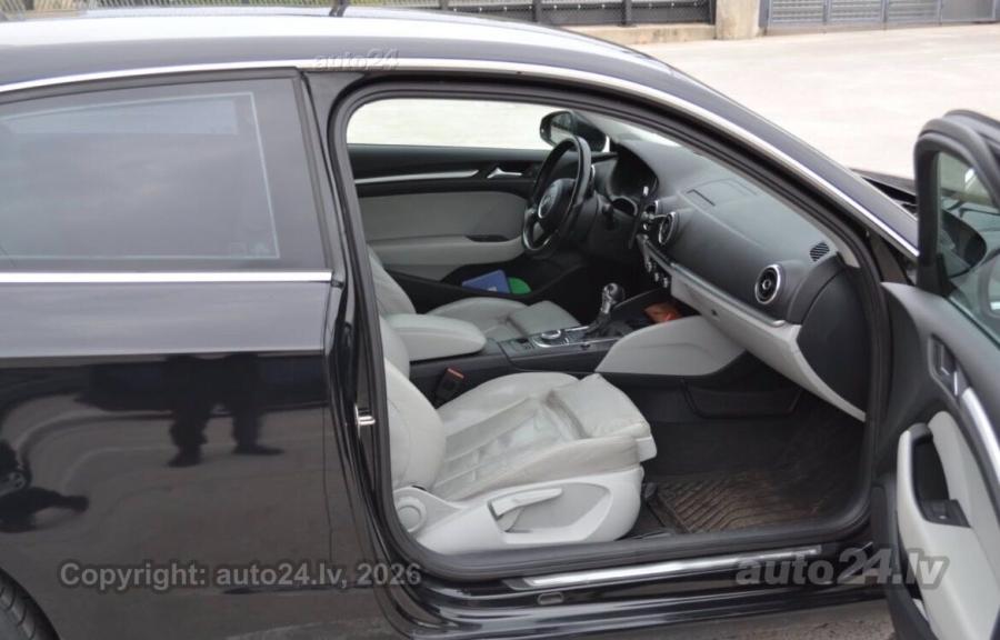 Black Audi A3 2014 in Tallinn, with an engine capacity of 2.00 L and mileage of 140 thousand km for 9500 €, photo 8 on AUTOMOTO.COM.LV