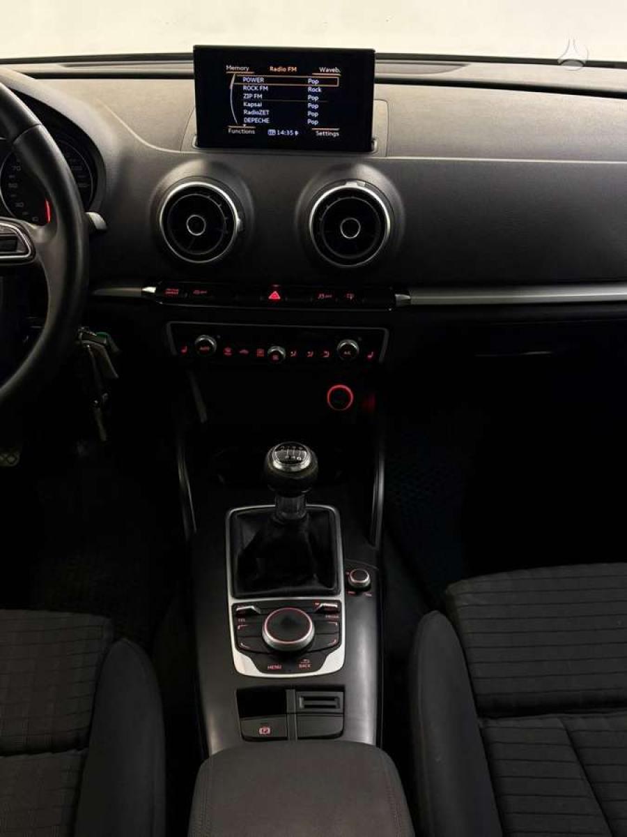 Black Audi A3 2014 in Marijampole, with an engine capacity of 1.60 L and mileage of 443 thousand km for 5250 €, photo 18 on AUTOMOTO.COM.LV