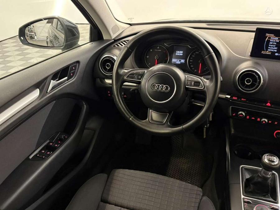 Black Audi A3 2014 in Marijampole, with an engine capacity of 1.60 L and mileage of 443 thousand km for 5250 €, photo 19 on AUTOMOTO.COM.LV