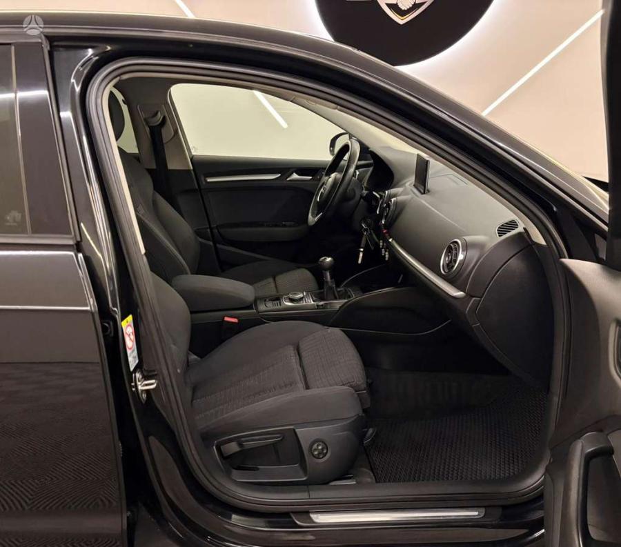 Black Audi A3 2014 in Marijampole, with an engine capacity of 1.60 L and mileage of 443 thousand km for 5250 €, photo 21 on AUTOMOTO.COM.LV