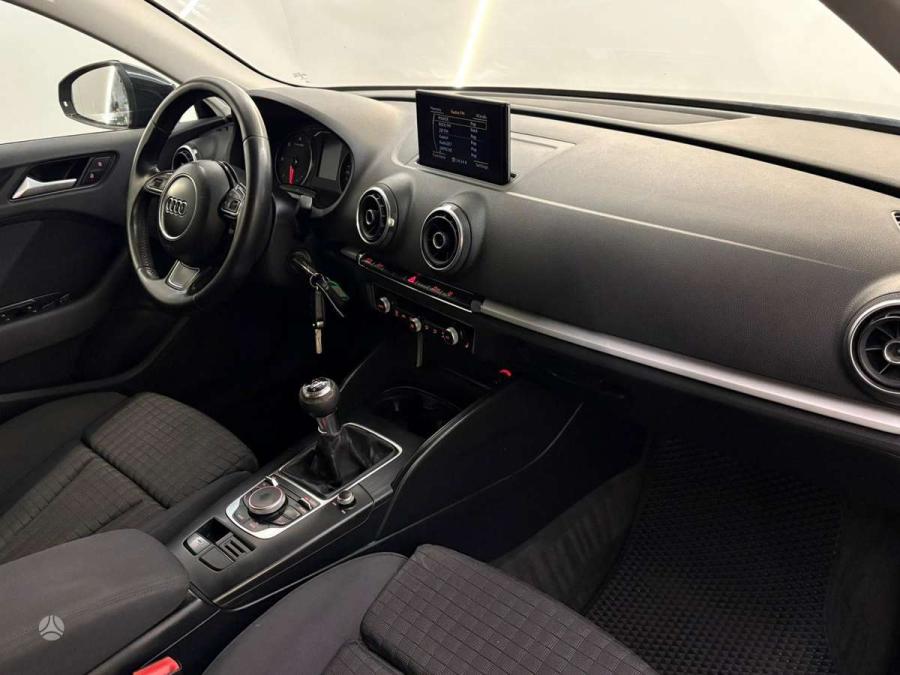 Black Audi A3 2014 in Marijampole, with an engine capacity of 1.60 L and mileage of 443 thousand km for 5250 €, photo 22 on AUTOMOTO.COM.LV