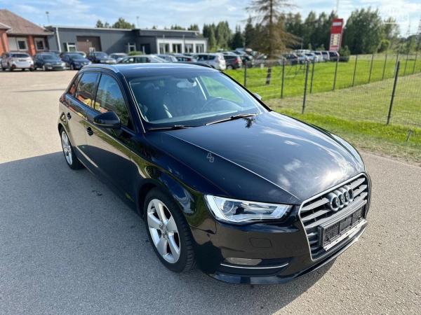 Melns Audi A3 2014 Viļņa, ar dzinēja tilpumu 1.20 L un nobraukumu 210 tūkst. km par 5650 €, foto 1 vietnē AUTOMOTO.COM.LV