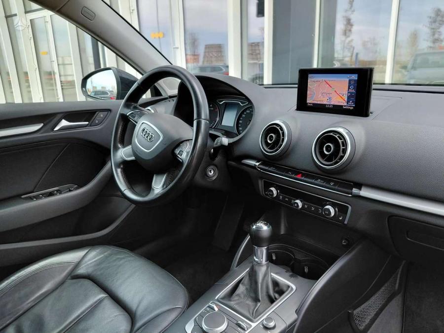 Черный Ауди А3 2014 в Вильнюс, объемом двигателя 1.60 л и пробегом 229 тыс. км за 7800 €, фото 13 на AUTOMOTO.COM.LV