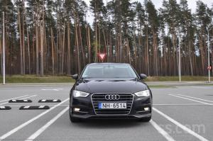 Black Audi A3 2015 in Riga, with an engine capacity of 2.00 L and mileage of 180 thousand km for 7800 €, photo  on AUTOMOTO.COM.LV